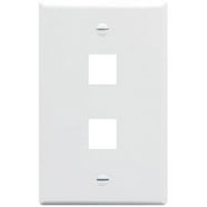 JR Products 12855 Single Switch Face Plate - Black - Walmart.com