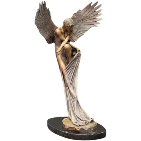 Redemption Angel Statue Desktop Ornaments Ancient Mini Statue Elegant ...
