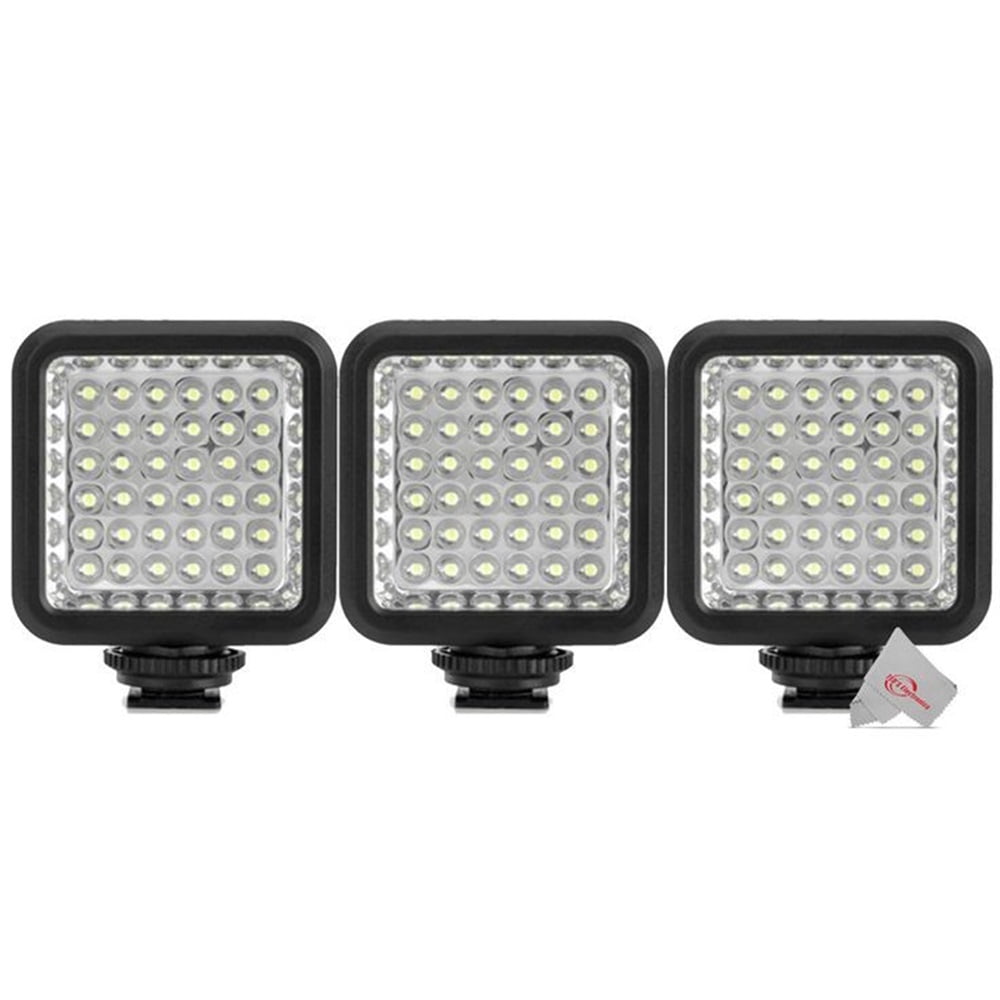 Three Vidpro LED-50 Photo Video Led Light - Walmart.com