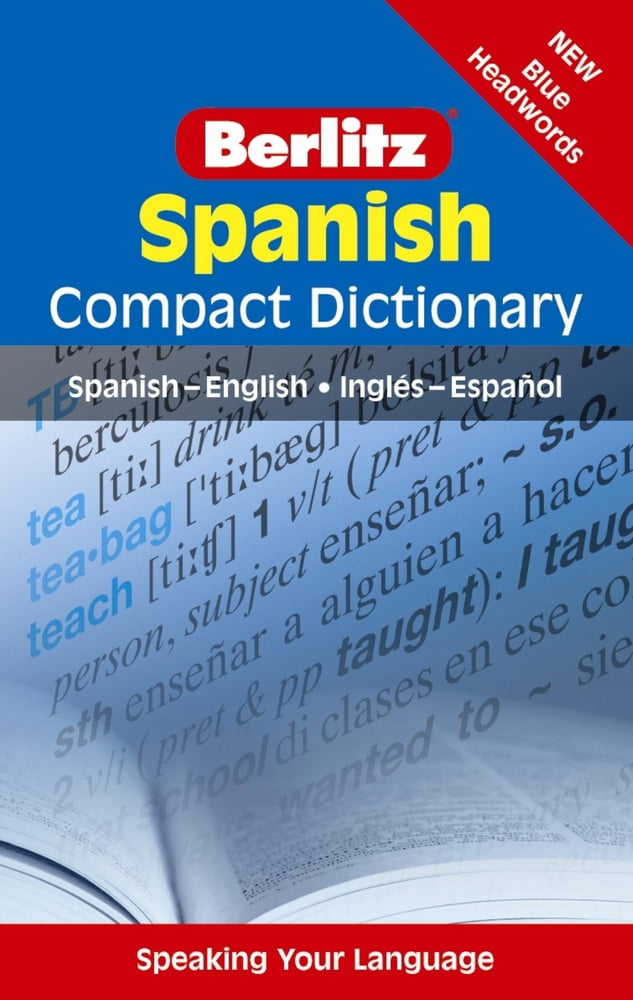 Pre-Owned Berlitz Spanish Compact Dictionary: Spanish-English / Ingl?s ...