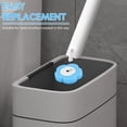 72Pcs ToiletWand Disposable Toilet Bowl Brush Cleaner System Reusable ...