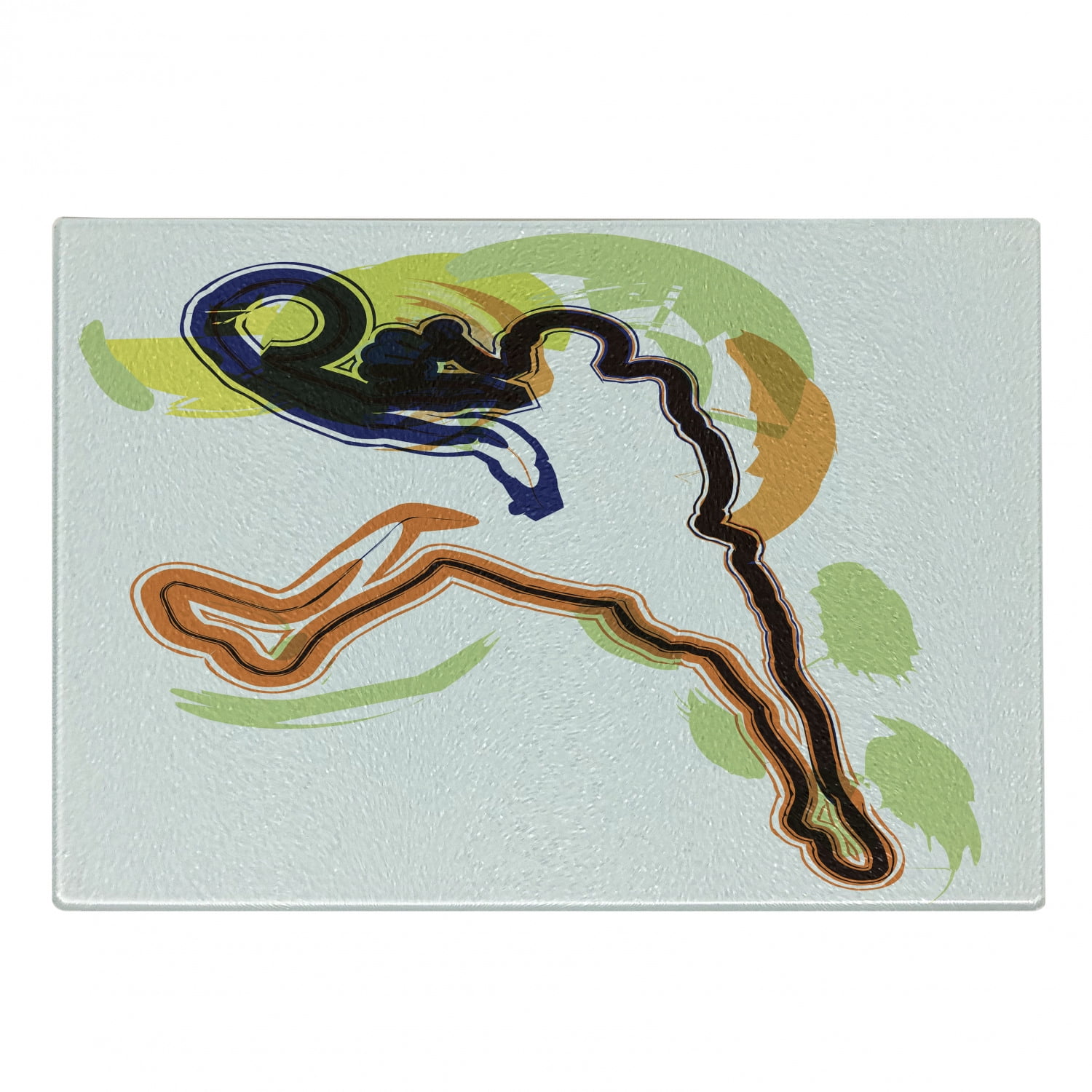 Basketball Cutting Board, Man Playing Basketball Illustration Champion ...