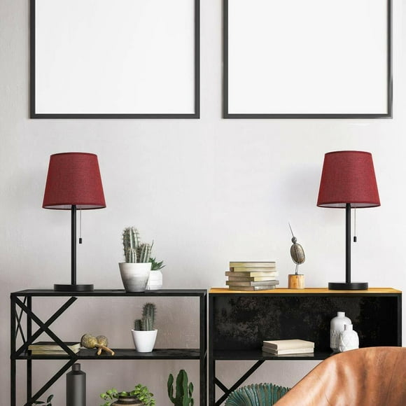 Two Pull Chain Table Lamps