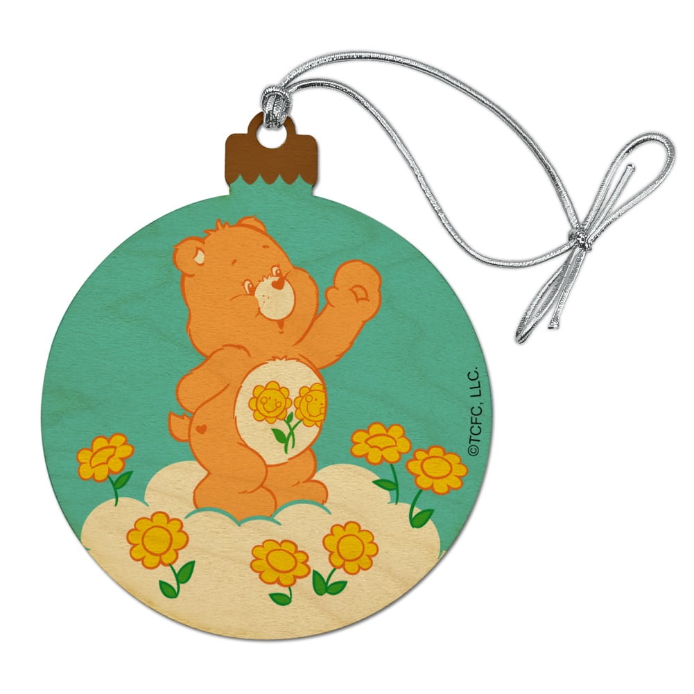 Care Bears Friend Bear Wood Christmas Tree Holiday Ornament - Walmart.com