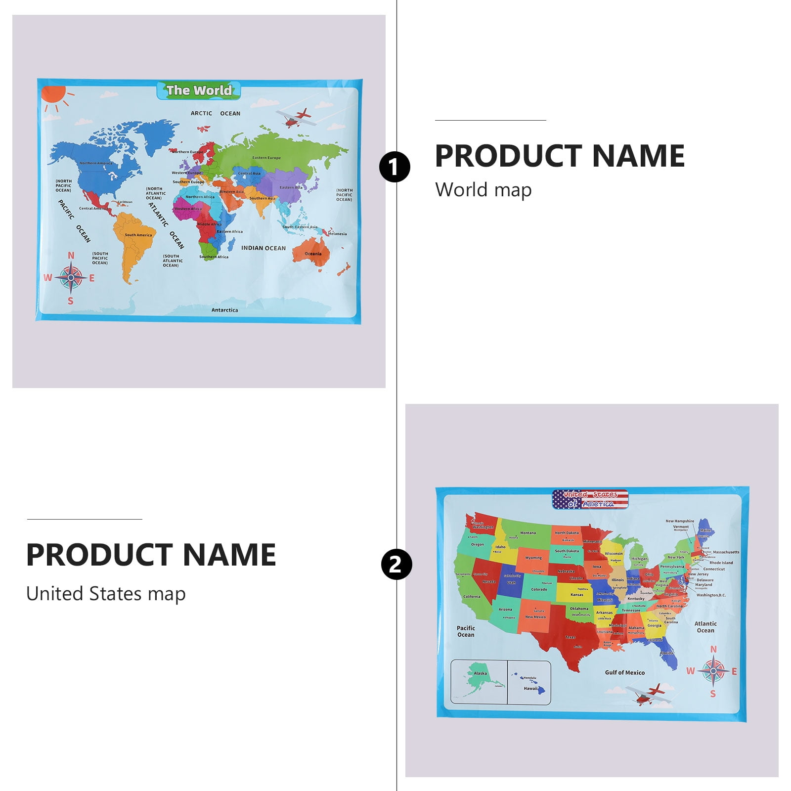 World Maps With Countries Labeled For Kids
