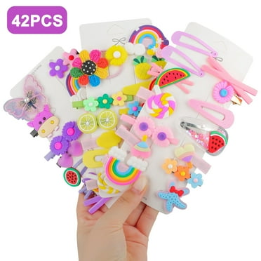 10Pcs Toddler Hair Clips, Cute Mini Snap Hair Clips for Baby Girls Kids ...