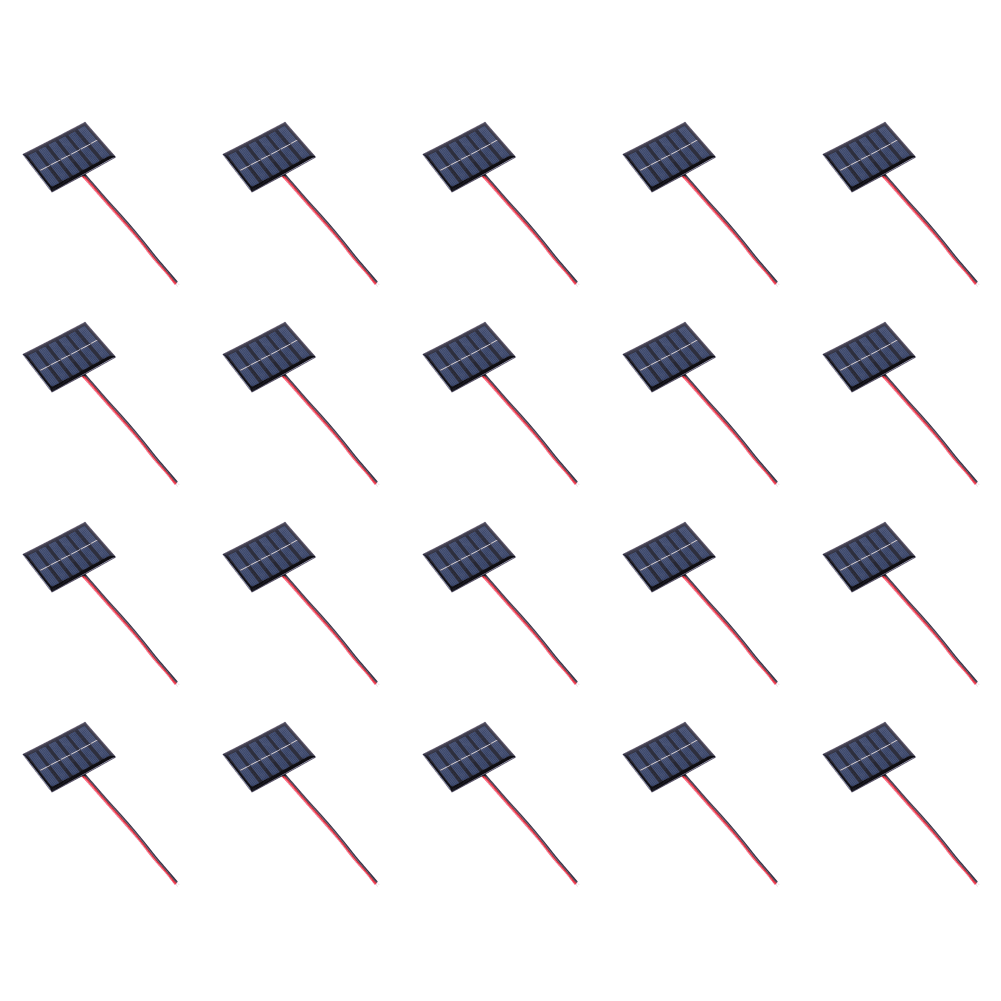 1W 3V 100MA mini panel solar silicio policristalino tablero pegamento ...