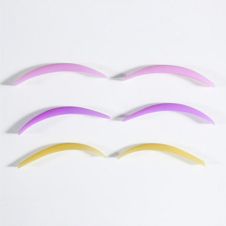 8 Pairs Lash Extension Silicone Gaskets Patch Reusable Eyelash Curling ...