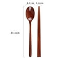 Handmade Jujube Tree Wooden Korean Dinnerware Combinations Utensil,20 ...