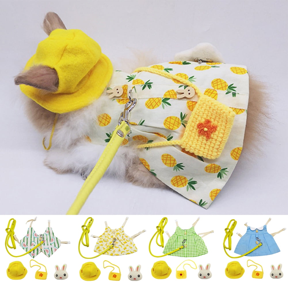 shenmeida 1 Set Cute Rabbit Leash and Harness Set, Bunny Rabbit Dress ...