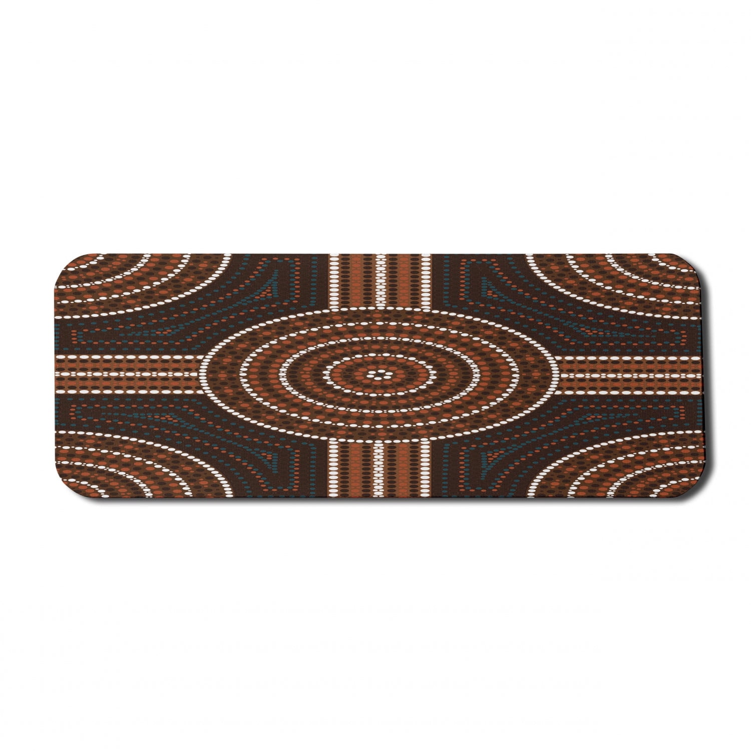 Tribal Computer Mouse Pad, Traditional Aboriginal Pattern Pebble Stone ...