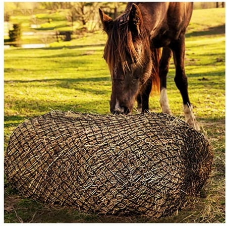 Horse-Shaped Hay Bale Feeder-Slow Feeding Net Hay Rack for Horses ...