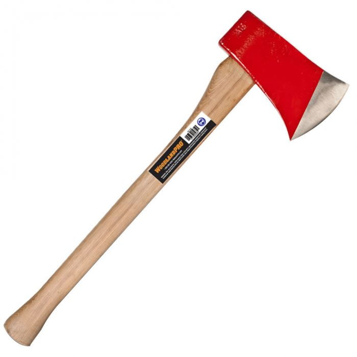 WoodlandPRO Fallers Axe (4 lbs) with 26" Straight Hickory Handle ...