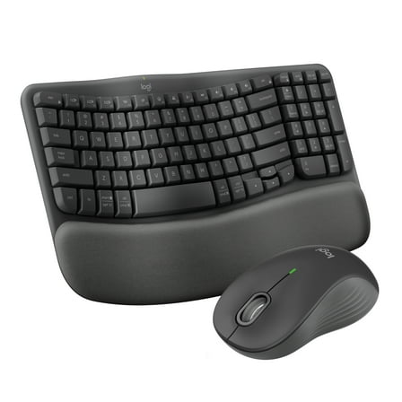 Gyration Air Mouse GO Plus Combo with Compact Keyboard, USB, Black ...