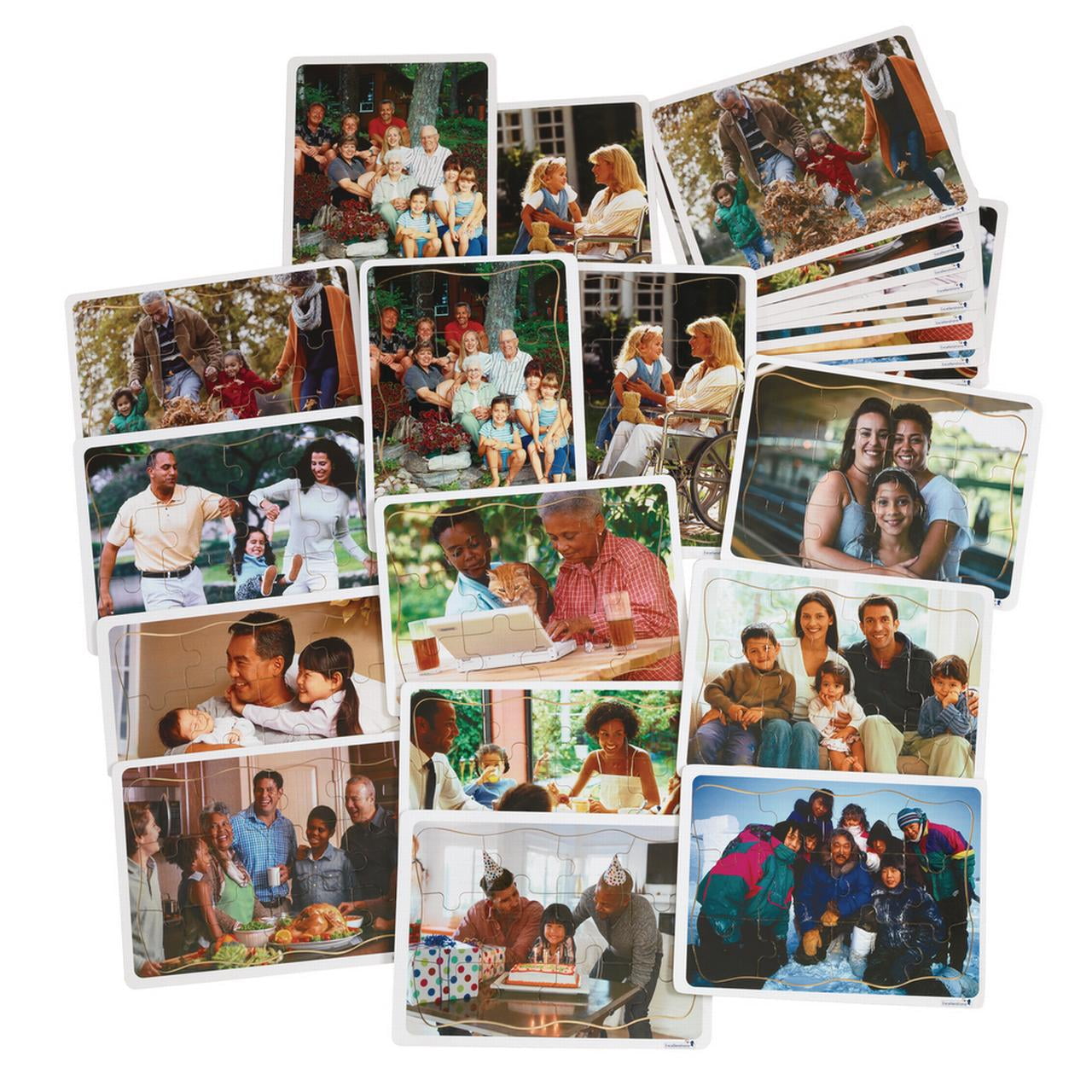 Excellerations? Multicultural Family Puzzles - Set of 12 - Walmart.com