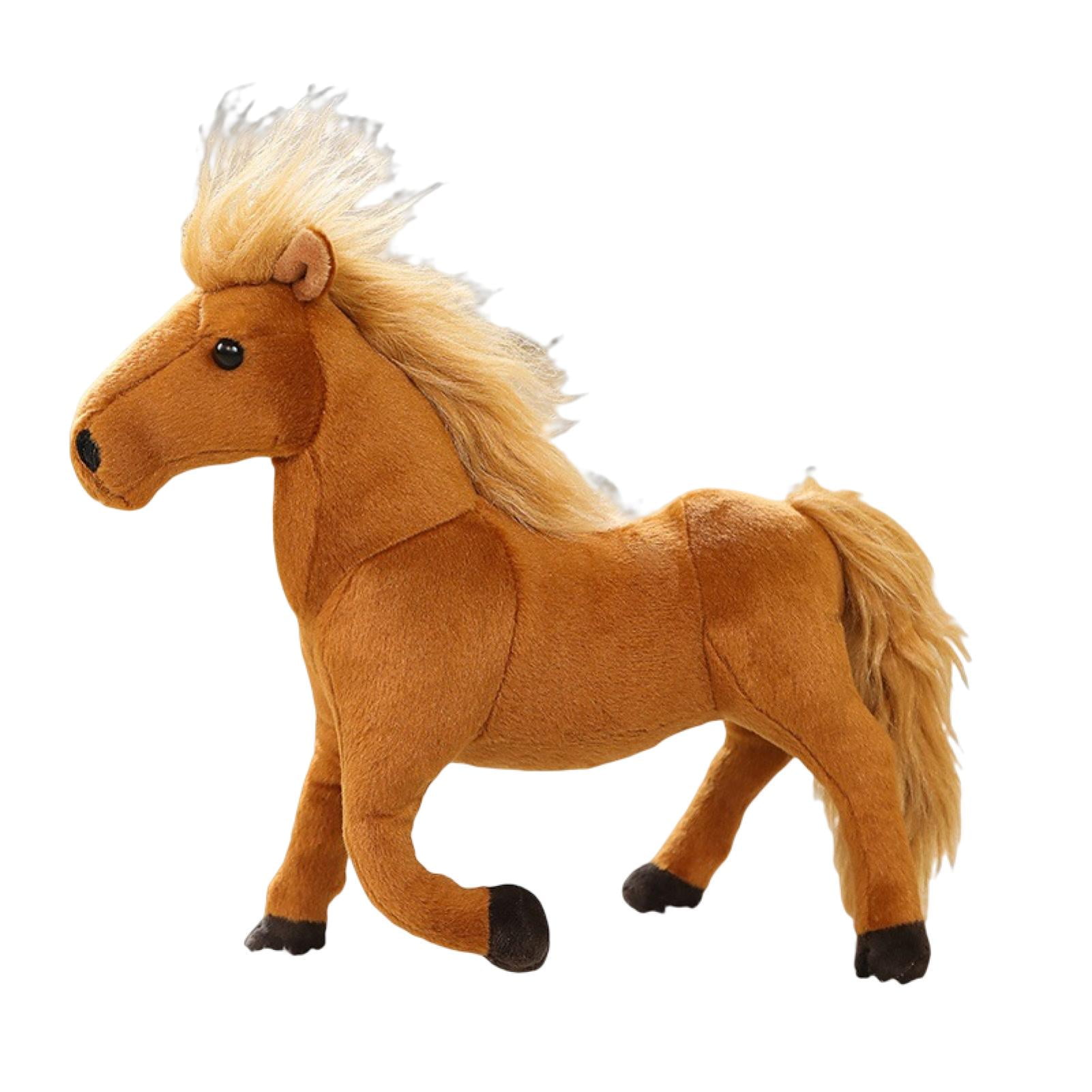 Wharick Horse Plush Toy 4 Styles Lovely Animal Doll Indoor Decoration ...