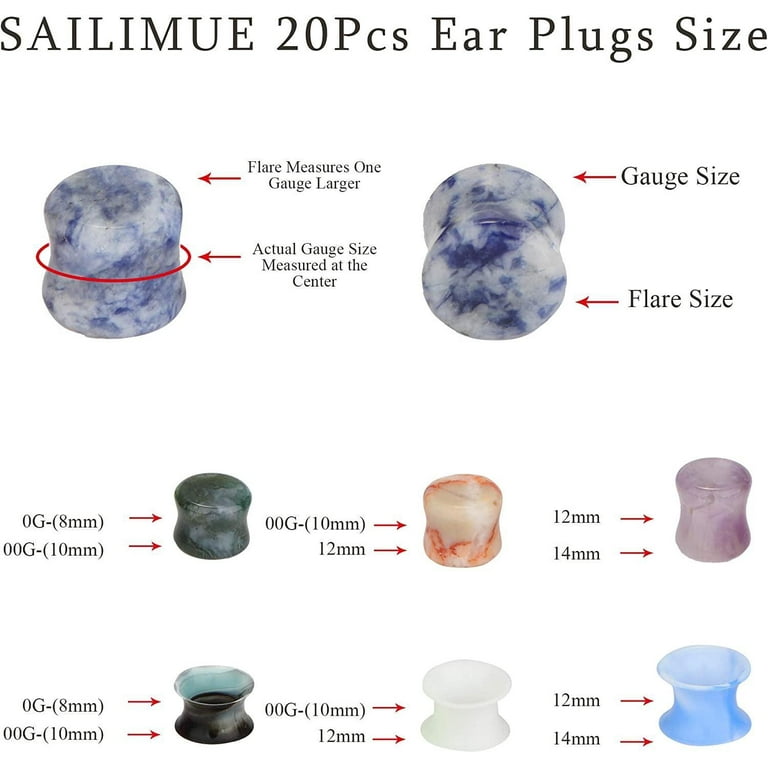 Ear Stretching Size Chart