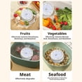 Vegetable Cleaning Machine for Fruit Meat, 2.76x4.33 Inch Titanium ...