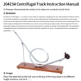 Physics Teaching Aid Wooden Roller Track Model Motion And Inertia ...