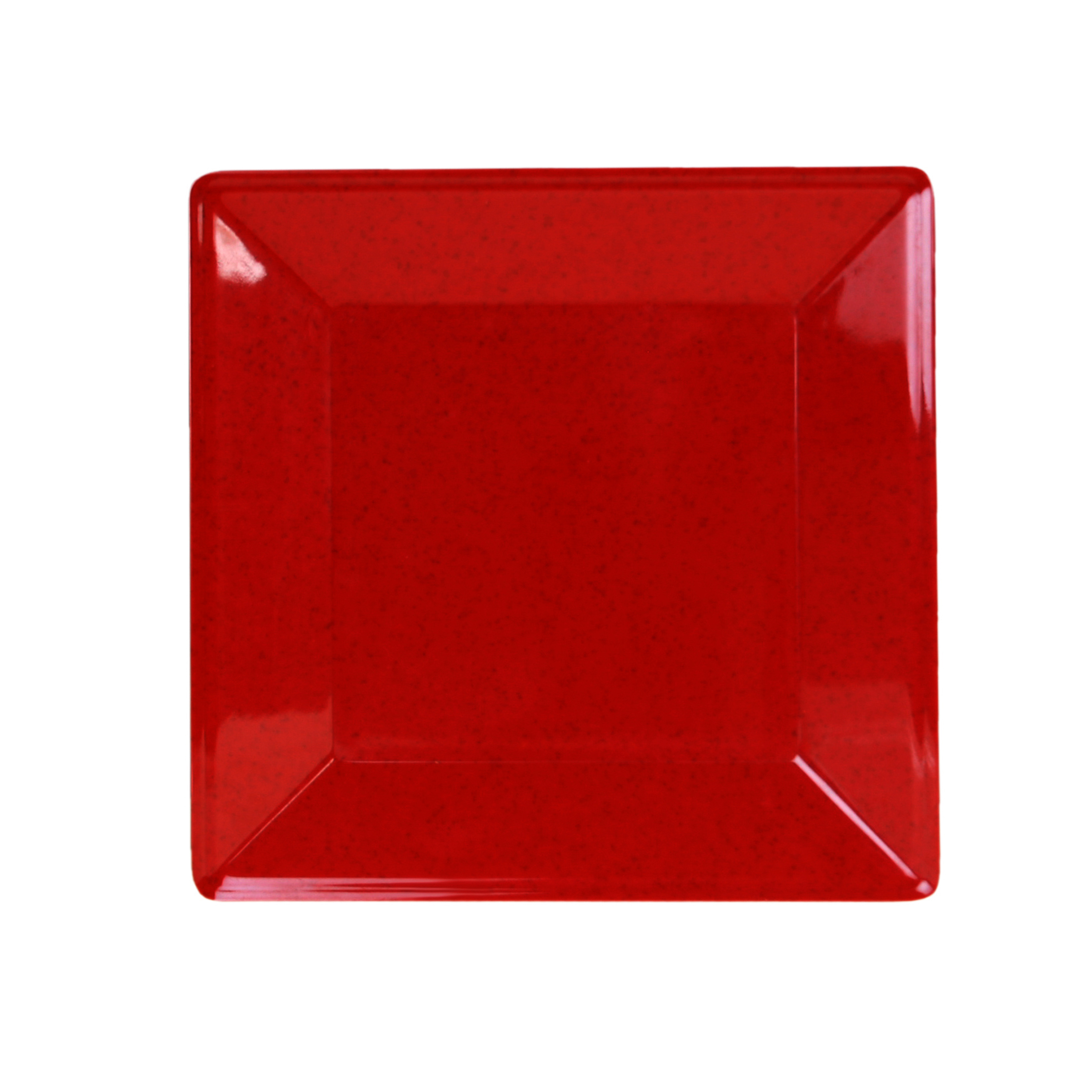 Excellante Passion Red Melamine Dinnerware Collection 13.75 X 13.75 ...