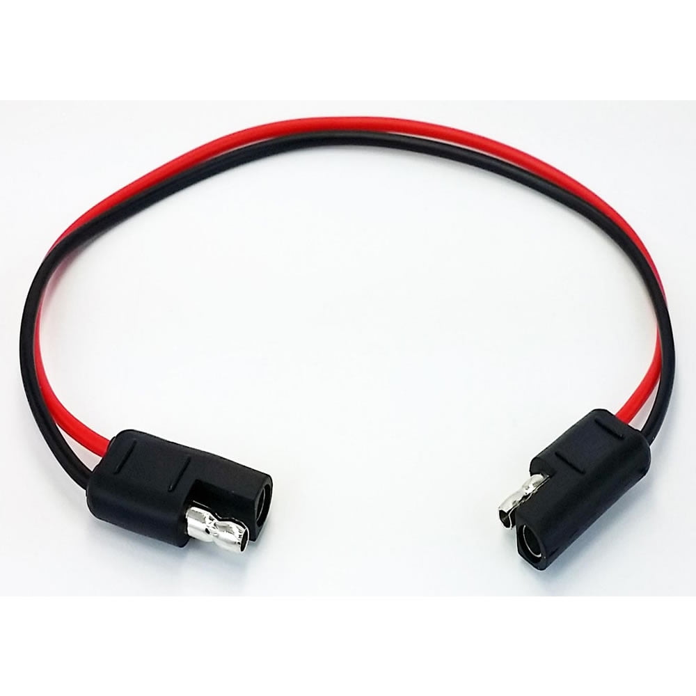Install Bay IBTH18 18 GA 2 Pin/2 Pin Red/Black Wire, 1', Each - Walmart.com