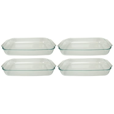 Pyrex C-233 3qt Easy Grab Glass Baking Dish (2-Pack) - Walmart.com