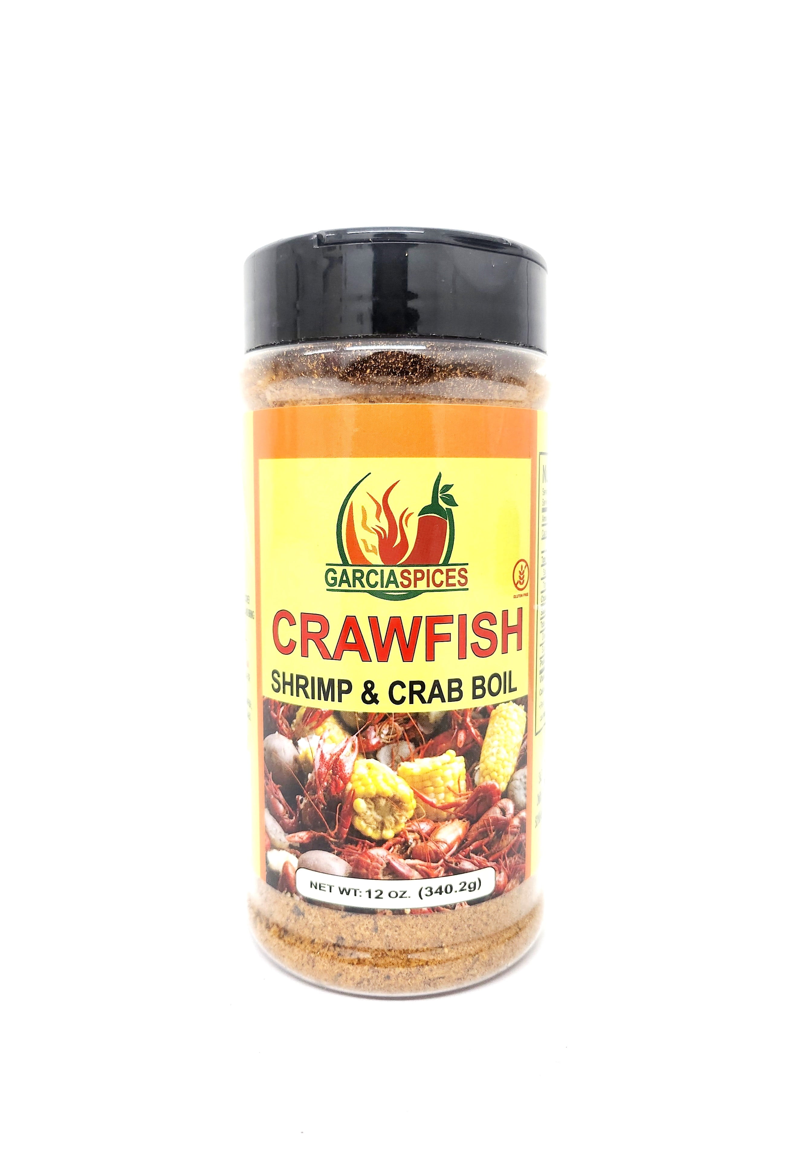 Crawfish Shrimp & Crab Boil Seasoning, 12 oz - Garcia Spices - Walmart.com