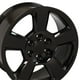 OE Wheels 20 inch Black 5652 Rims & Goodyear Tires Set Fit Specific GM ...