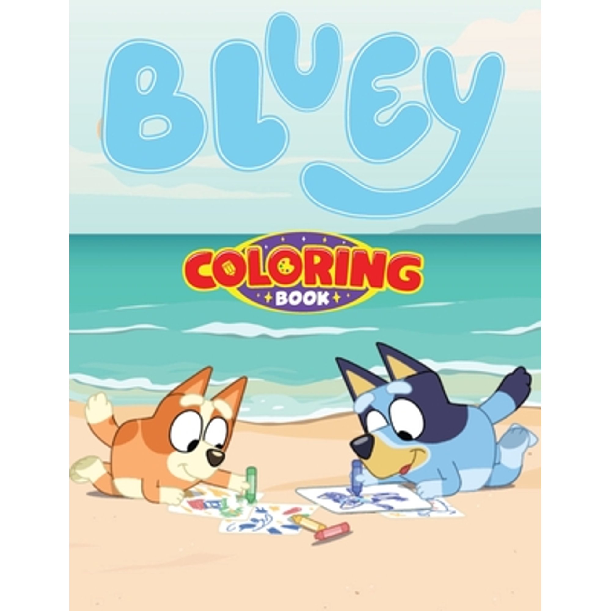Pre-Owned Bluey coloring book adventures: Featuring All Your Favorite ...