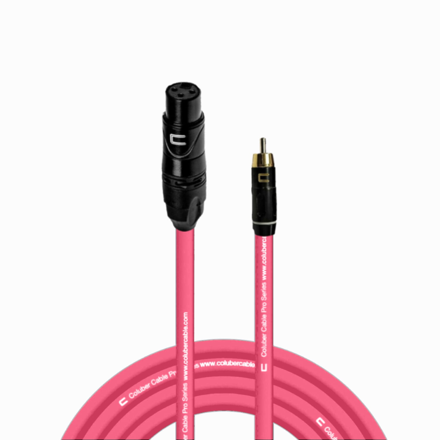 Coluber Cable Unbalanced XLR Female Cable to RCA Male - Pro 3-Pin ...