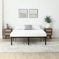 Mainstays Full 14" Heavy Duty Steel Slat Platform Bed Frame with ...