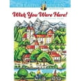 Adult Coloring Books: World & Travel Creative Haven Wish You Were Here ...