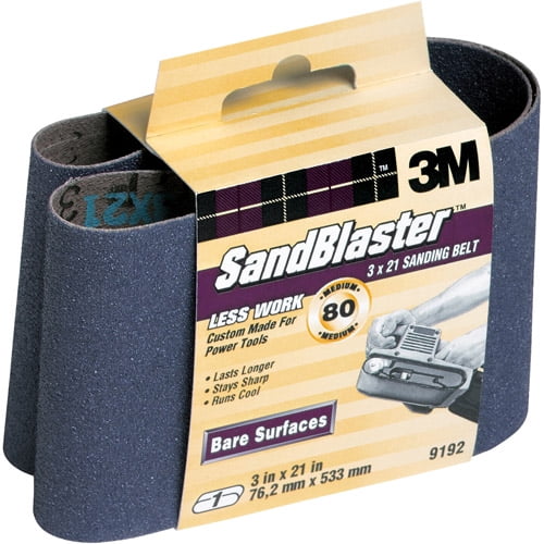 3M SandBlaster Sanding Belts 3 In X 21 In Walmart Walmart 3m-sandblaster-sanding-belts-3-in-x-21-in-walmart-walmart