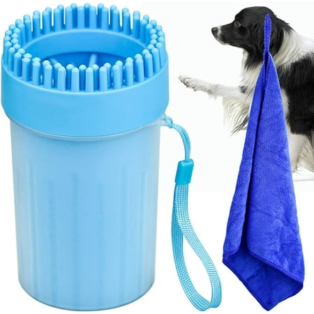 JOYWEI Portable Dog Paw Cleaner Dog Paw Grooming Scrubber Pet Cleaning ...