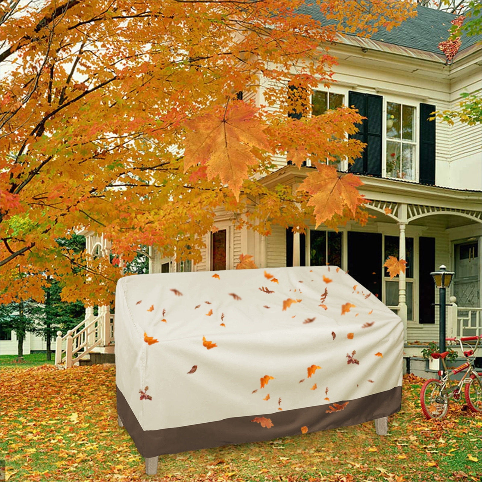 Click here for Vaidha Patio Benches Loveseat Covers Solar Ray Res... prices