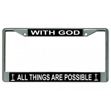 Feeling Down Look Up, Religious Christian God Heaven License Plate Tag ...