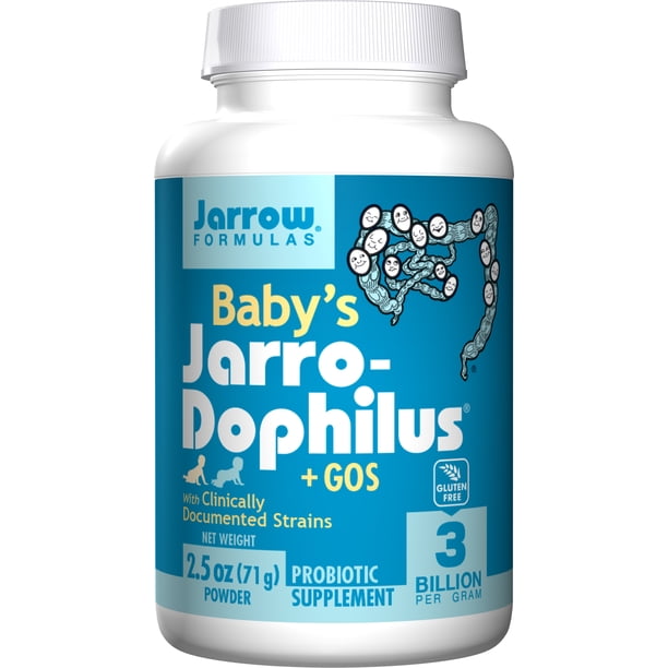 Jarrow Formulas Baby's Jarro-Dophilus + GOS, Supports Baby's Intestinal ...