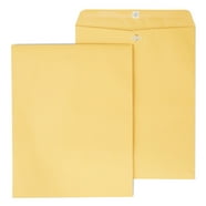 Kraft Clasp Envelope, #110, Square Flap, Clasp/Gummed Closure, 12 x 15. ...