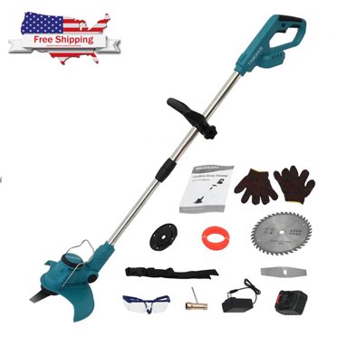 Earthwise 12-Inch 3-in-1 Lawn Edger, Grass Trimmer & Mower Combo Tool ...