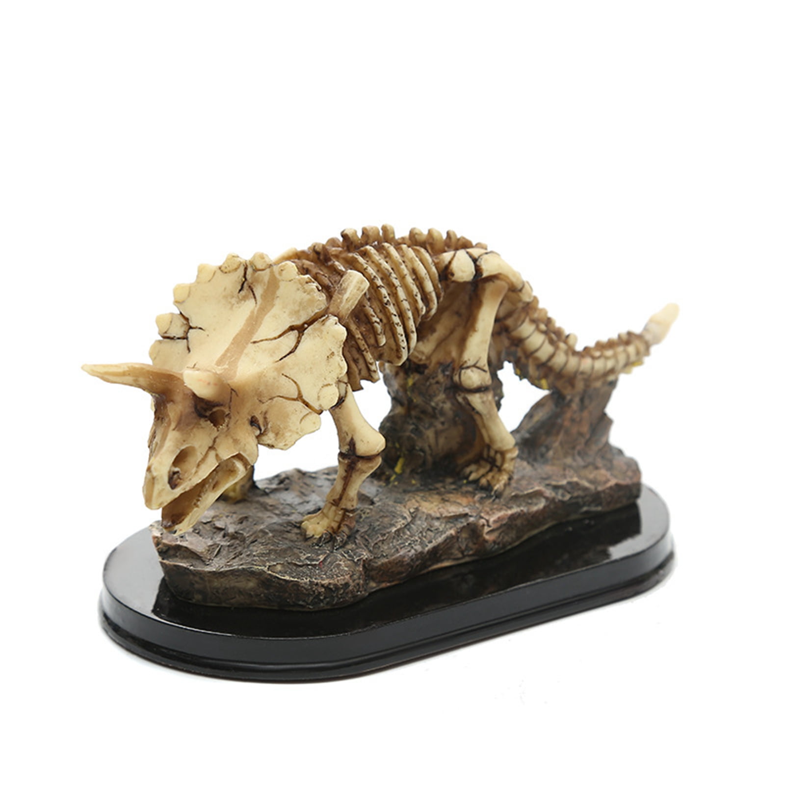 Dinosaur Skeleton Sculpture Ornament Toys Resin 3D Dinosaur Model for ...