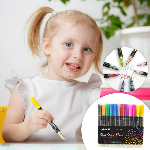 Double Line Outline Pen