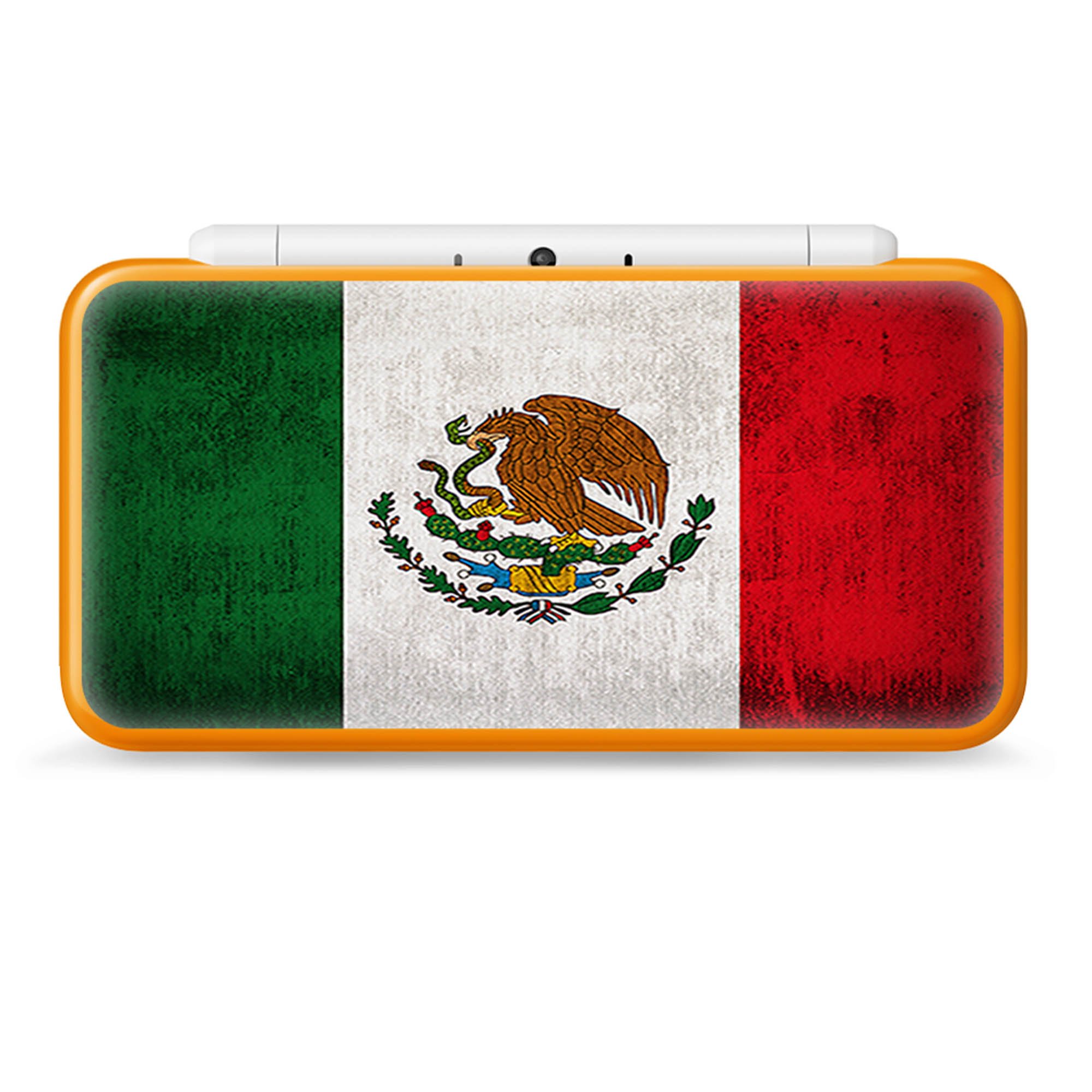 Nintendo 2DS XL Skin Decal Vinyl Wrap - flag mexico grunge distressed ...