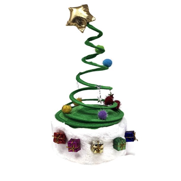 Christmas Tree Coil Spring Hat - Walmart.com - Walmart.com
