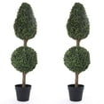 Bornbridge Artificial 4' Topiary Ball Tree - Cypress - 2 Pack - Walmart.com