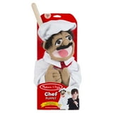 Melissa & Doug, Chef Puppet, with Detachable Wooden Rod, 15-inch ...