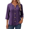 Blczomt Womens Tops Under $10 Short Sleeve Purple Lightweight Tshirts ...