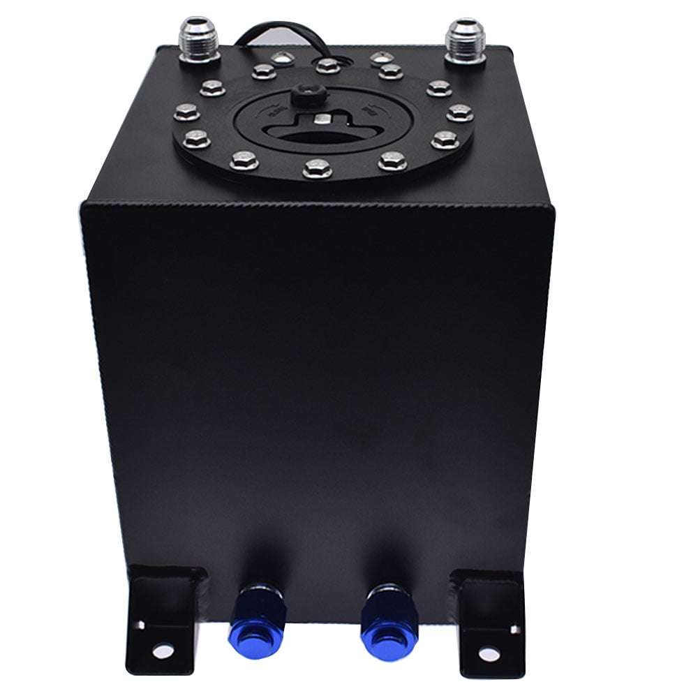 ALL-CARB Aluminum Fuel Tank Black 2.5 Gallon Drifting Fuel Cell Gas ...