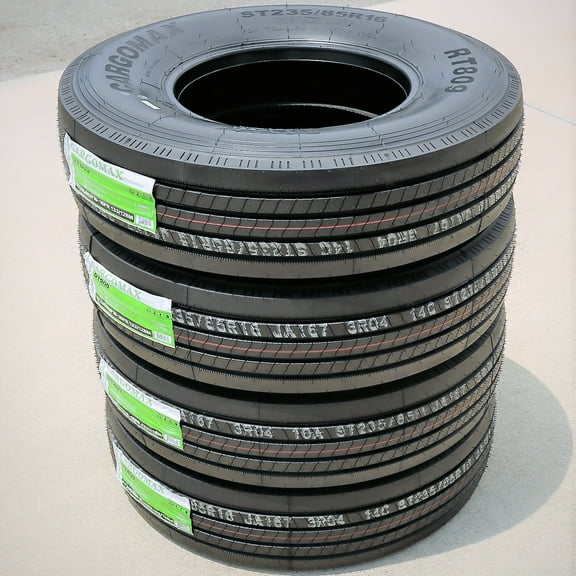 Transeagle ST235/85R16 Load G, 14 Ply Radial Trailer Tires, Set of 4 ...
