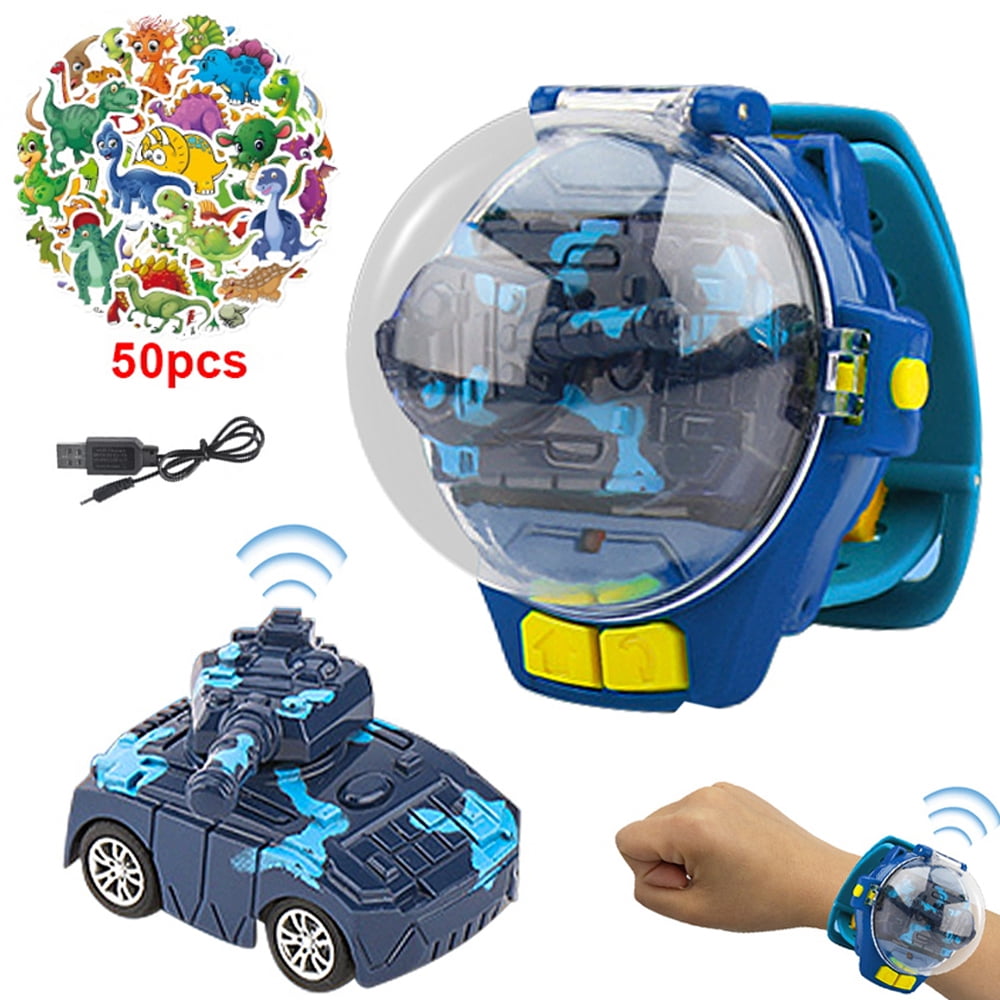 HAOAN Mini Remote Control Car Watch Toys 2.4 GHz Cute Wrist Racing Car ...