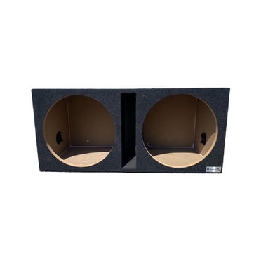 12 in. Ported Dual Hole Vented Triangle Speaker Box, Black - Walmart.com